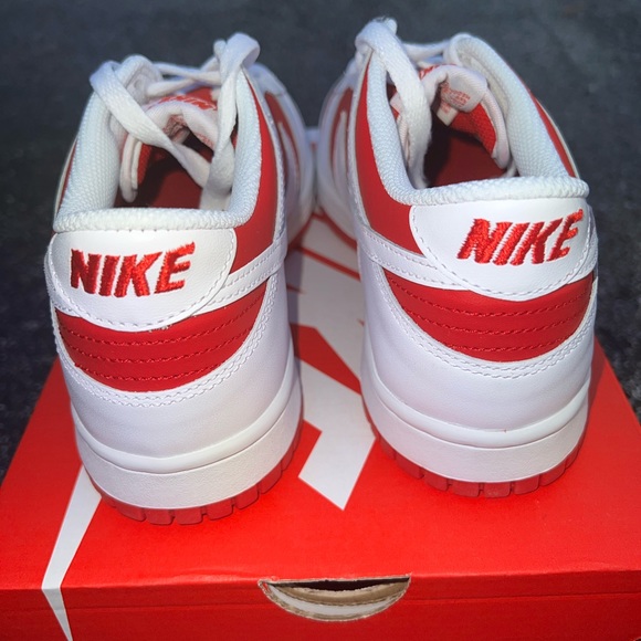 Nike | Shoes | Nike Dunk Low Championship Red | Poshmark